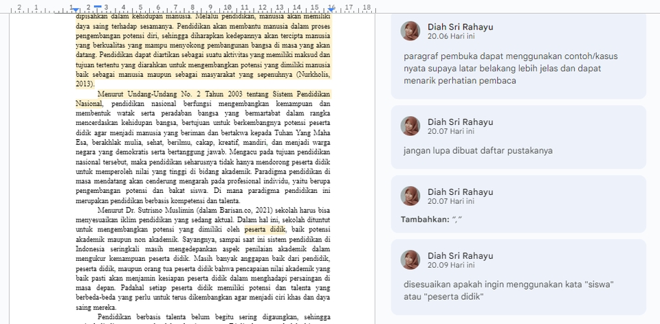Jasa Proofreading Bahasa Indonesia