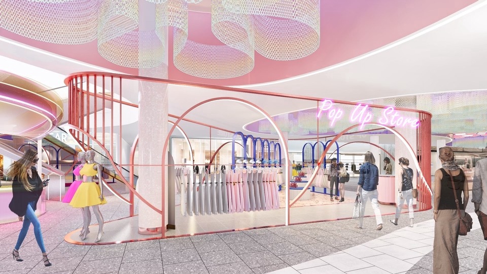 รับออกแบบ ทำภาพ 3D PERSPECTIVE – INTERIOR | POP UP STORE | KIOSK