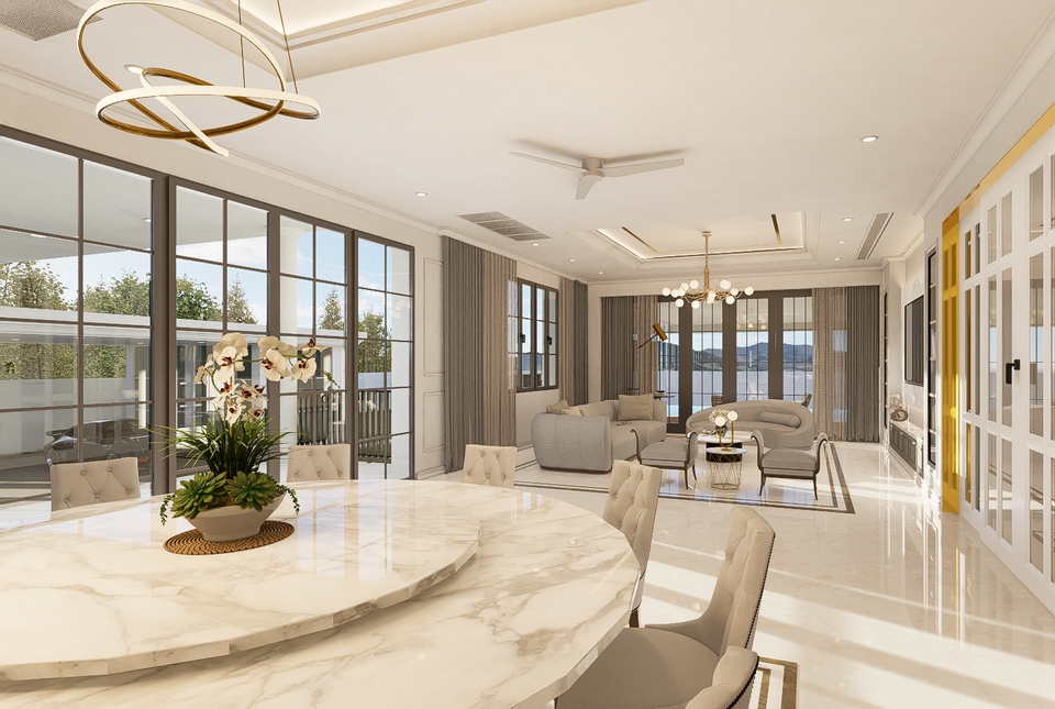 รับ render ภาพภายใน 3d visualization/ perspective render exterior interior and 3D Animation