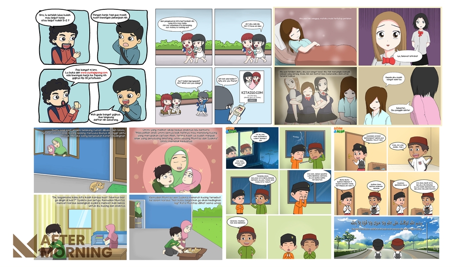 CERITA BERGAMBAR, BUKU ANAK, KOMIK, ILUSTRASI DAN LAINNYA