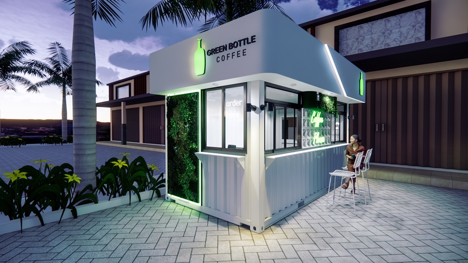 Design Rumah, Interior, Cafe murah minimalis
