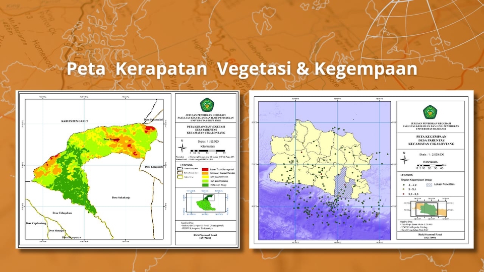 Jasa Peta & Analisis Spasial (Riset, Skripsi, Tesis, Disertasi)