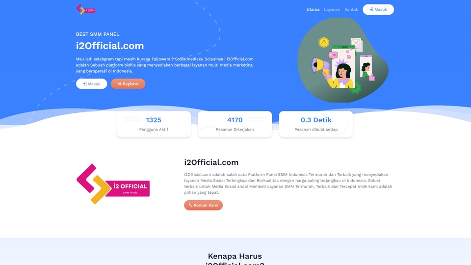 Membuat Website SMM PANEL Dan PPOB Responsive
