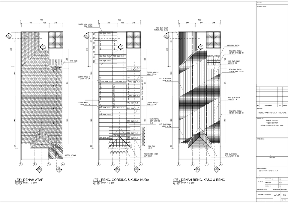 Jasa CAD Drawing | DED Arsitektural | Gambar IMB | Gambar Layout ...