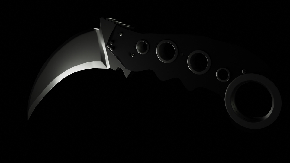 simple game asset 3d model