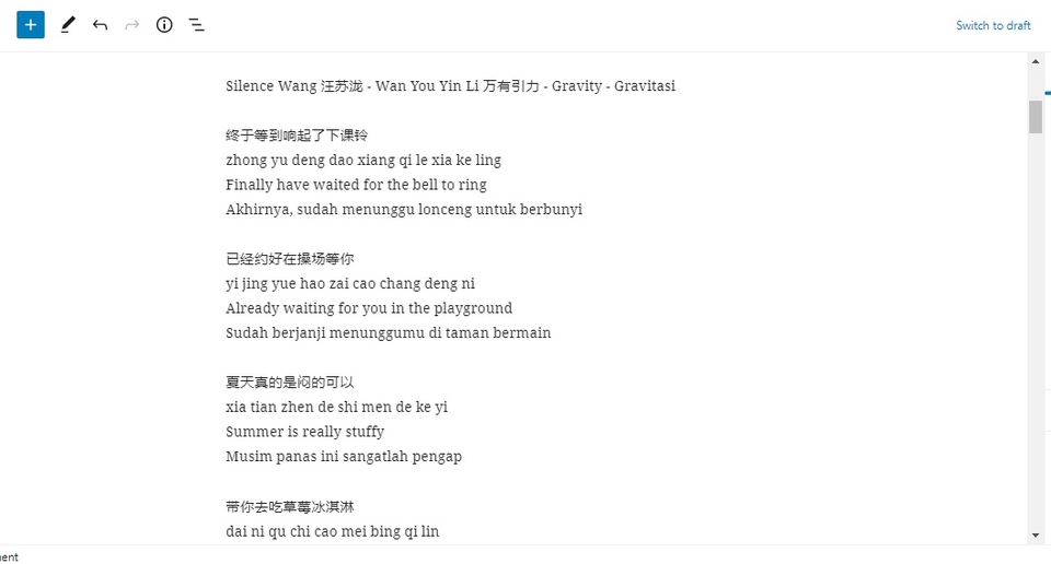 Penerjemah Mandarin - Indonesia / Inggris Dokumen / Teks Pendek