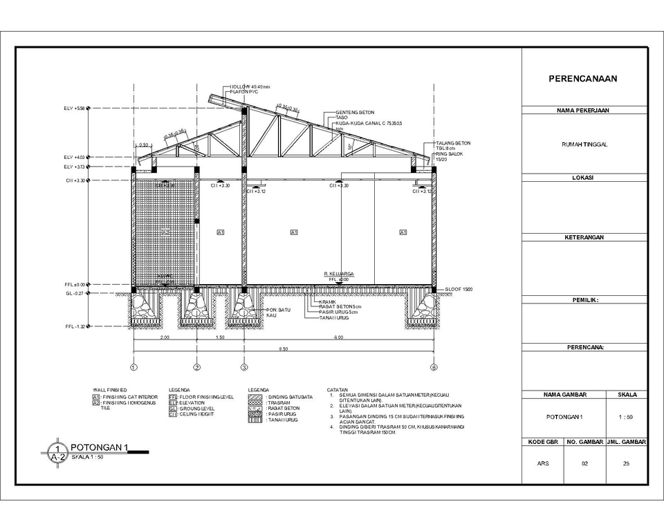Jasa Desain/ Drafter gambar kerja (Shop drawing)