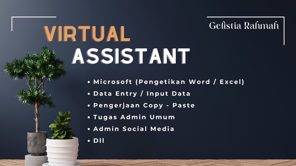 Virtual assistant/Data entry service