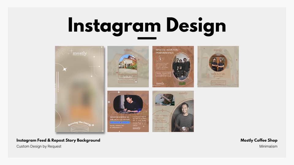 Desain Feed Instagram, Story, Cover, dan Desain Grafis Social Media Lainnya