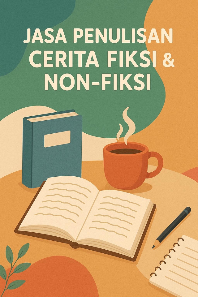 penulisan cerita fiksi & non fiksi yang menarik, orisional, dan siap pakai