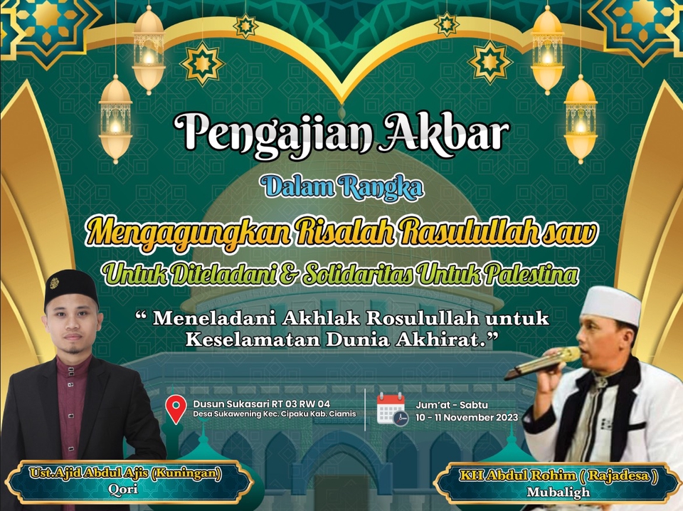 MEMBUAT BANNER/POSTER PAMFLET UNTUK