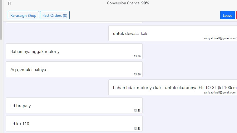 Admin E-Commerce, WhatsApp, Instagram dan Tiktok