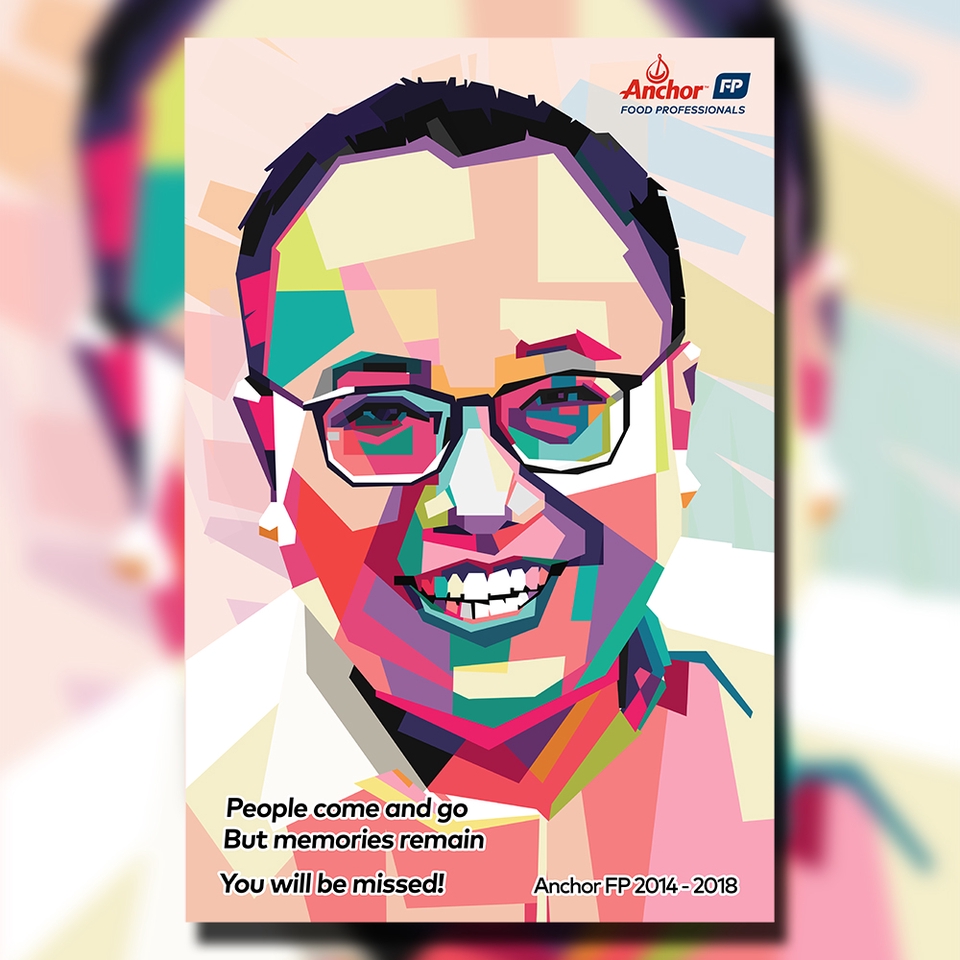 DESAIN GAMBAR WPAP/POP ART POTRAIT
