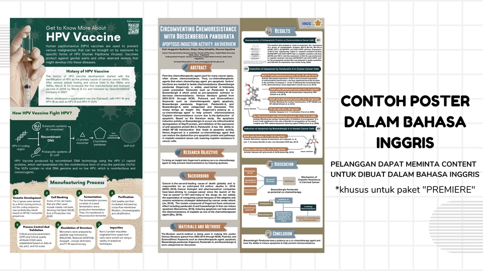 Design Poster Infografis Scientific Cepat dan Murah