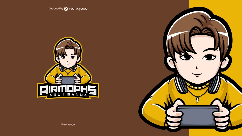 Desain Logo Karakter Ilustrasi - Bebas Revisi Sampai Jadi