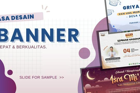 DESAIN BANNER CEPAT & BERKUALITAS