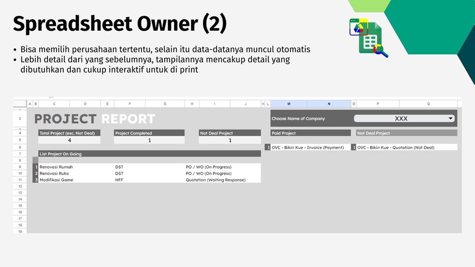 Google Sheets Spreadsheets Problem Solving, Pengolahan Data, Dashboard ...