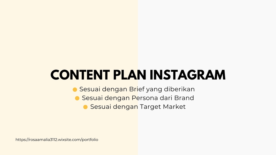 Content Plan Instagram
