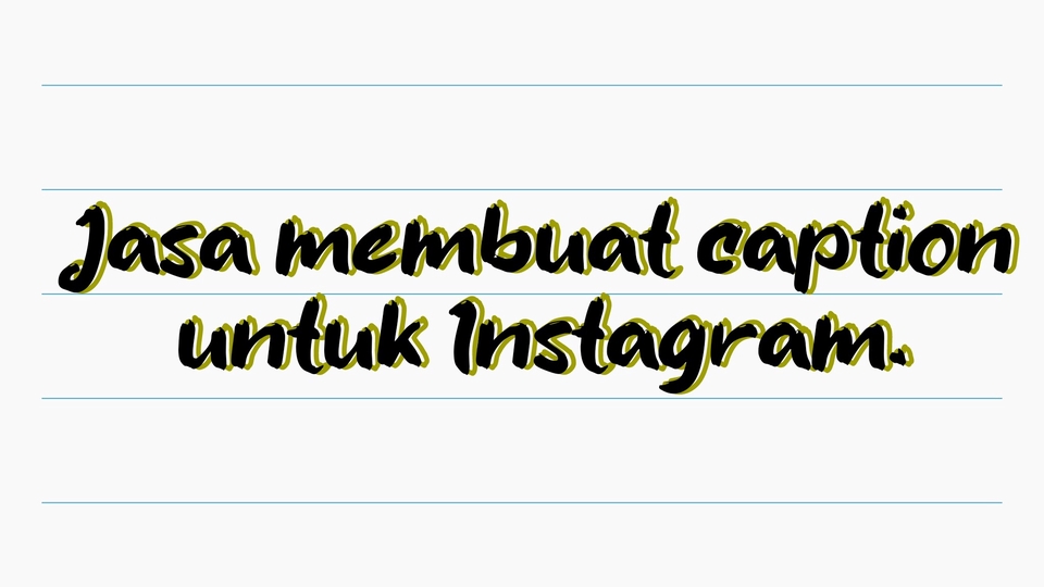 Jasa Pembuatan Caption Social Media
