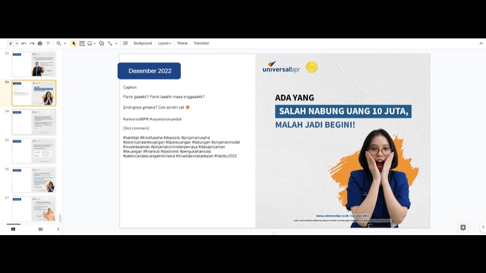 Pembuatan konten Instagram / Artikel