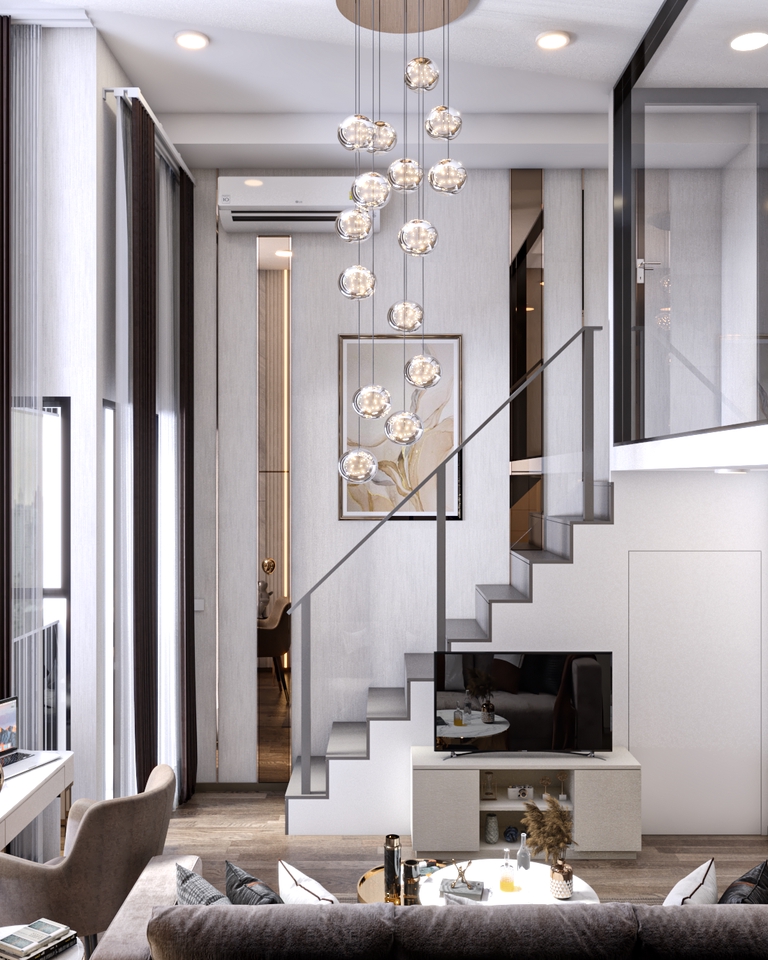 รับออกแบบภาพ 3D Perspective Interior Design คุณภาพสูง