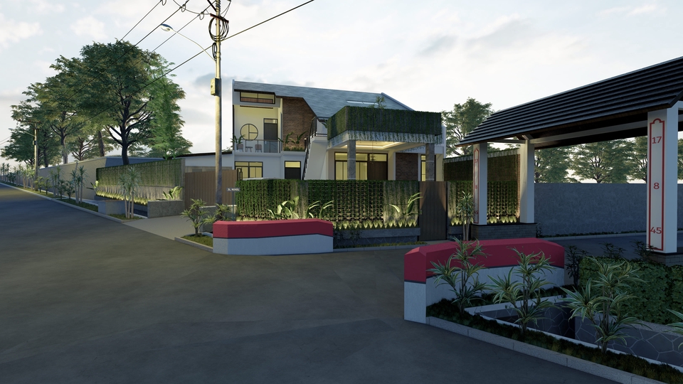 JASA RENDERING DESIGN ARSITEKTUR, VIDEO, GAMBAR, VISUALISASI 3D