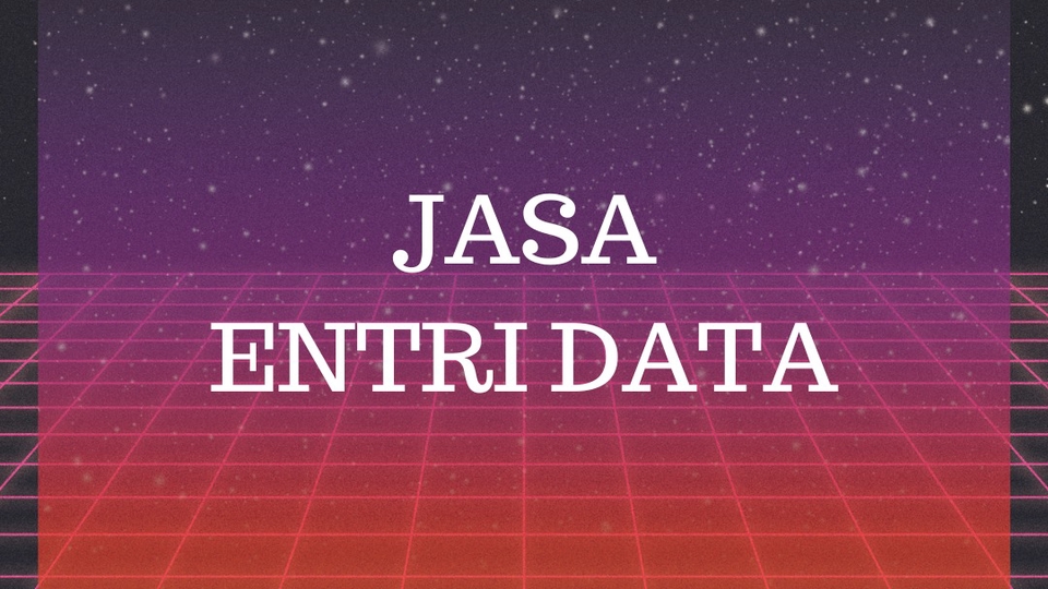 Entri Data Rapi, Tepat, Cepat