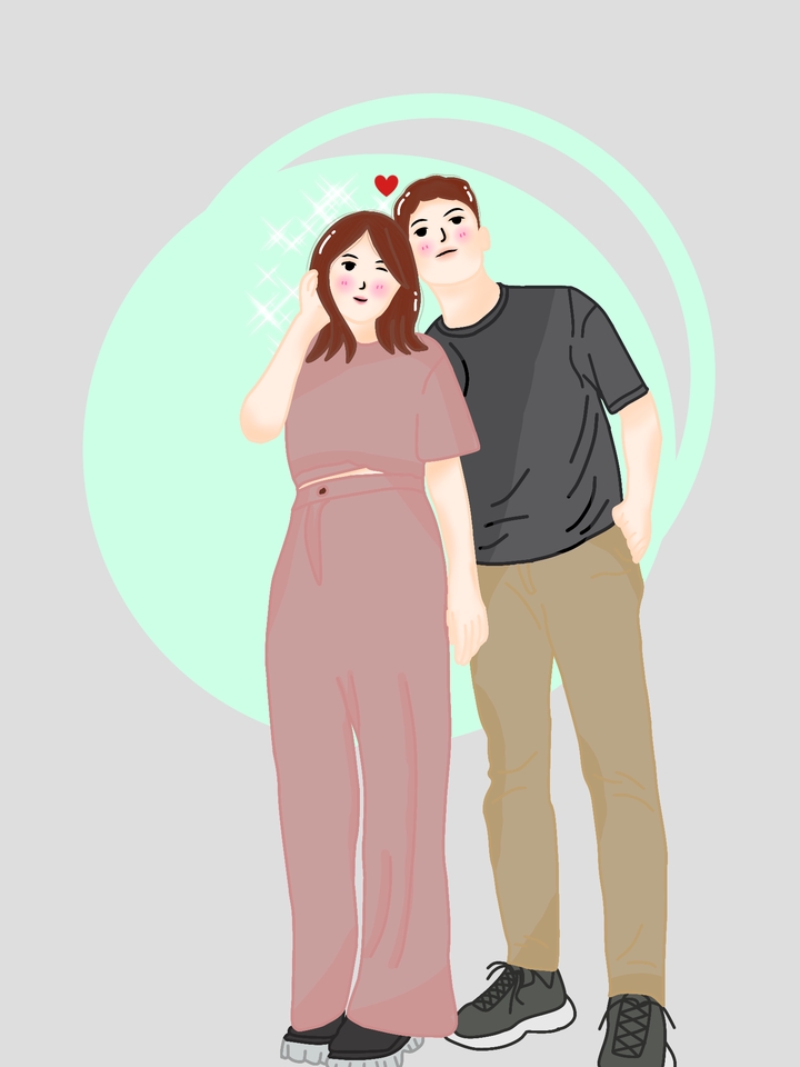 Desain Ilustrasi cute simple