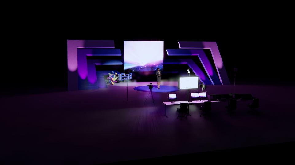 3D Virtual Background (Virtual Event)