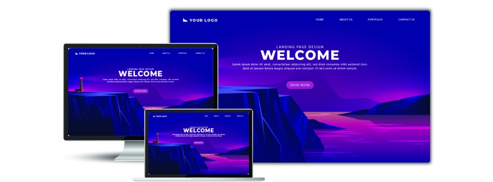 Design Website Modern Keren