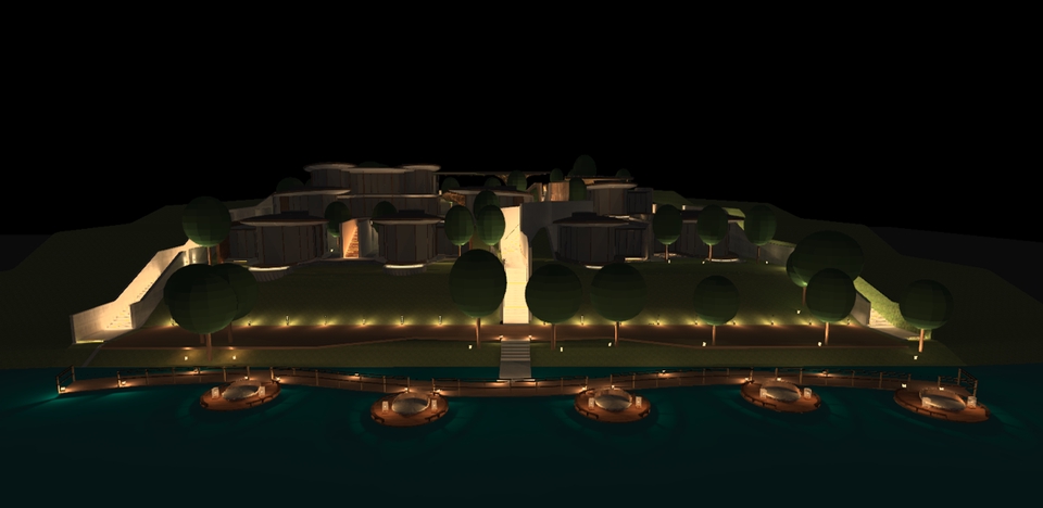 Lighting Design 3D Render