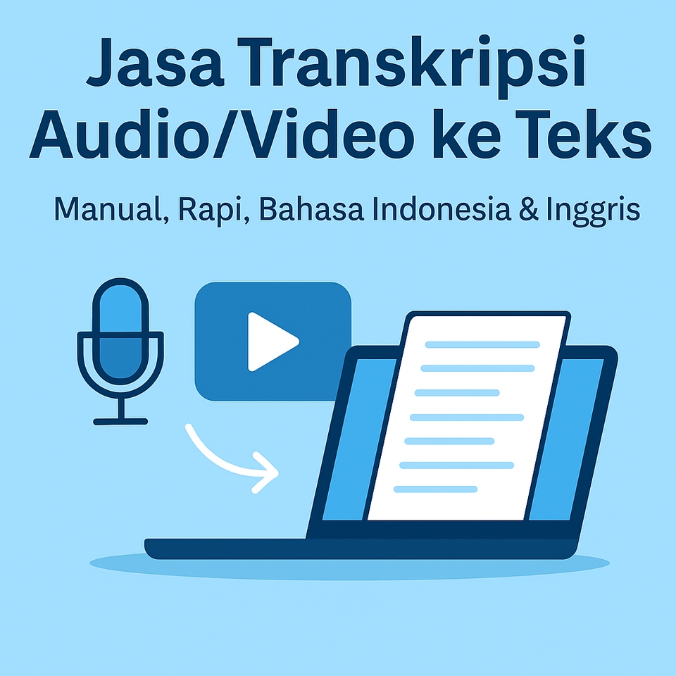 Transkripsi Audio/Video Wawancara dan Podcast ke Teks Akurat Bahasa ...