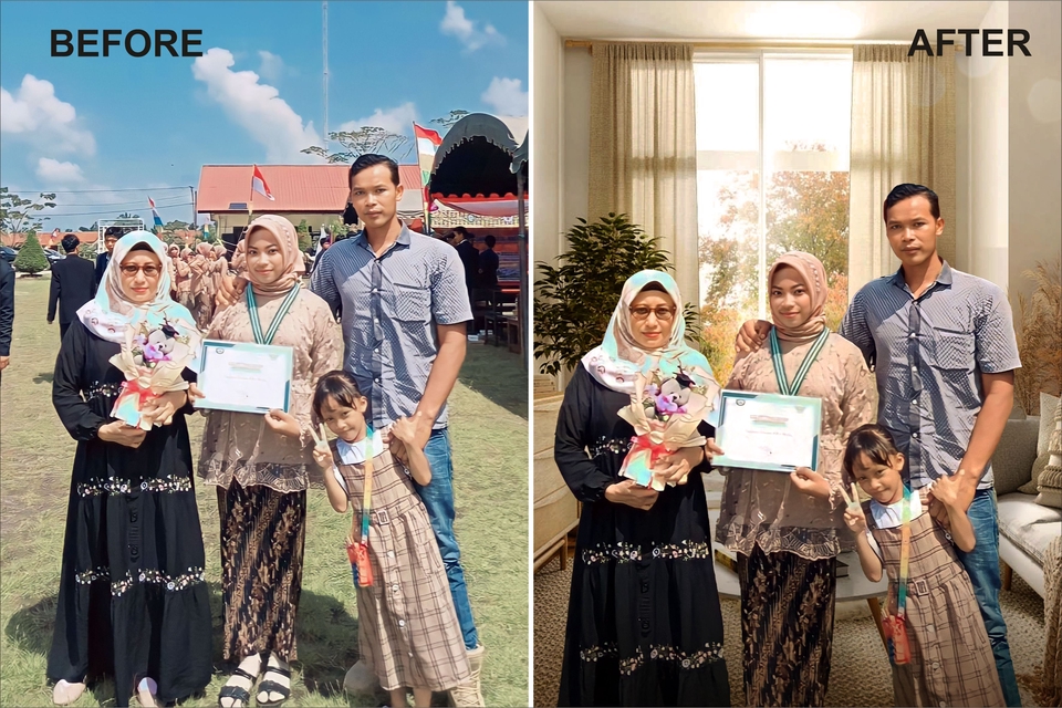 Jasa Edit Foto, Ganti Background & Remove Background, Sesukamu