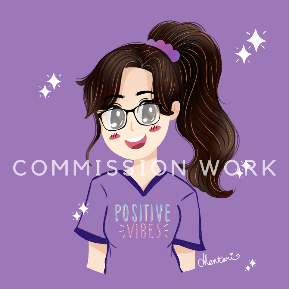 Ilustrasi karakter kartun custom