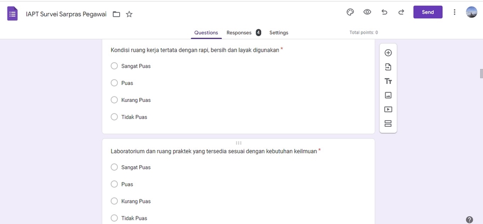 Entry Data dan kuesioner