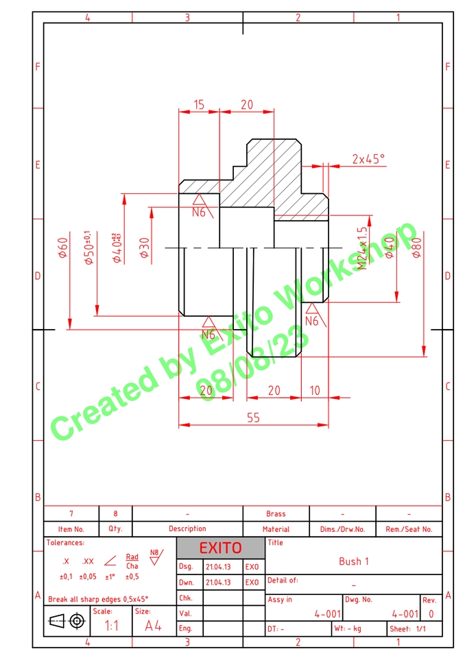 Profesional CAD Drawing | Gambar Kerja 2D | Convert 3D ke 2D ...