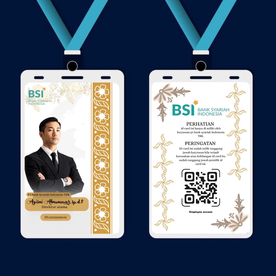 Desain ID Card Digital – Profesional & Siap Cetak