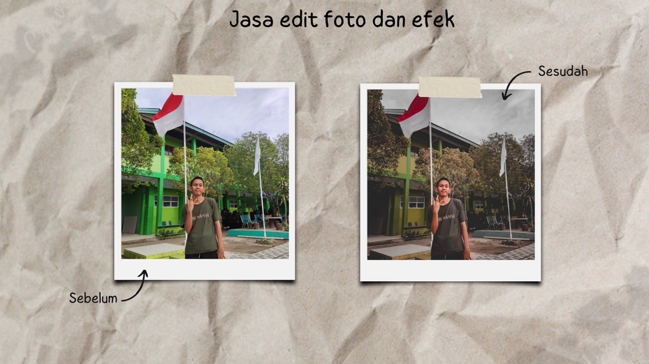 Buka jasa edit dan efek pada foto