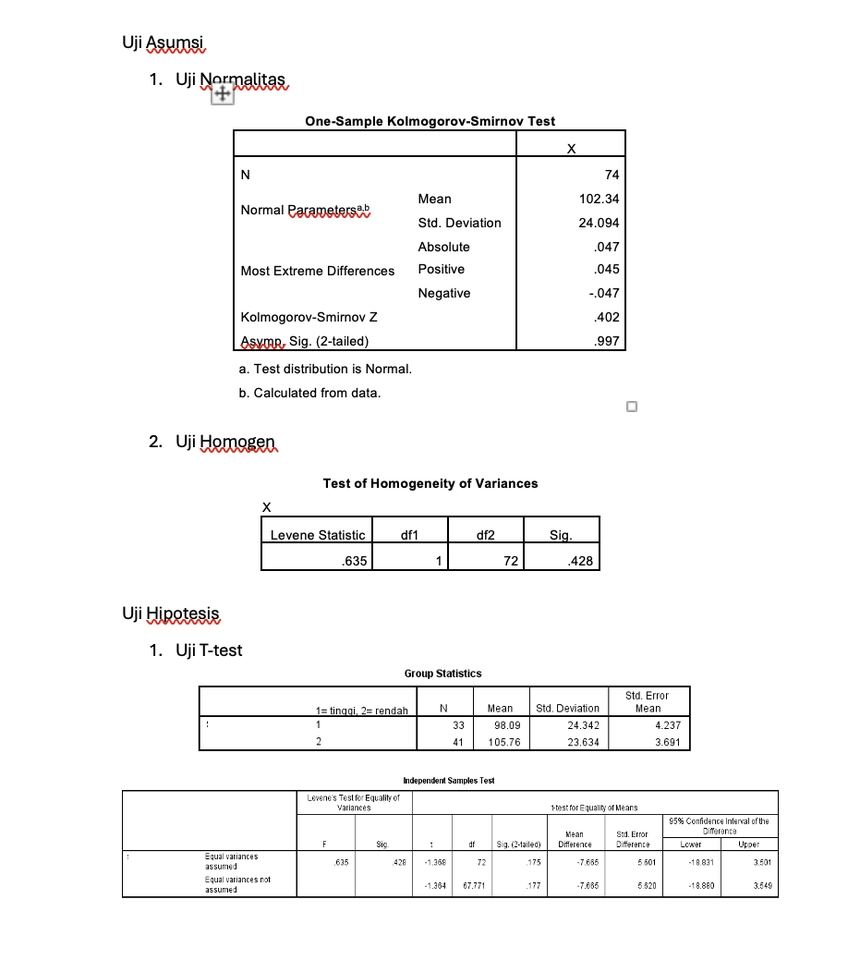 Jasa Olah Data Skripsi (Excel, SPSS, dan lain-lain)