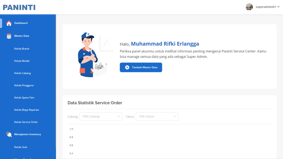 Pembuatan Aplikasi Website (Vue / React , Laravel / Python / Golang / Node js)