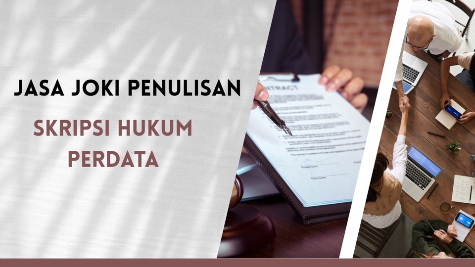 Jasa Joki Penulisan Skripsi Hukum Perdata