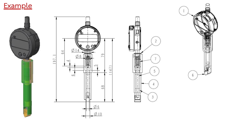 ออกแบบและเขียนแบบเครื่องกล 3D,2D/ผลิตภัณฑ์/ชิ้นส่วน/อุปกรณ์/CF/Jig ...