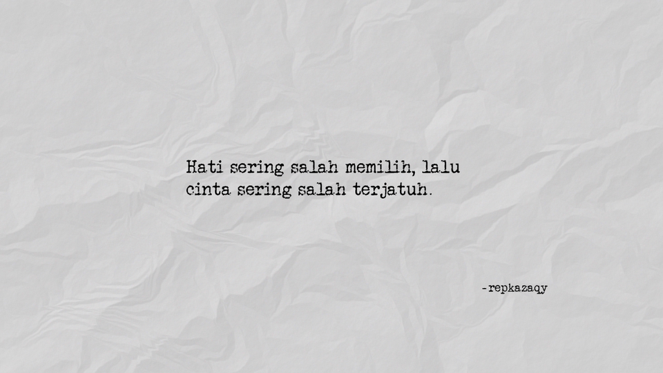 Menulis Kutipan (Quotes) Tentang Apapun