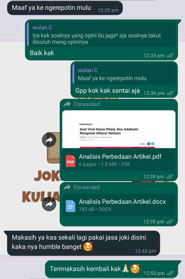 JASA JOKI TUGAS SEMUA MAPEL/MATKUL { SKRIPSI,THESIS,PPT,JURNAL ...