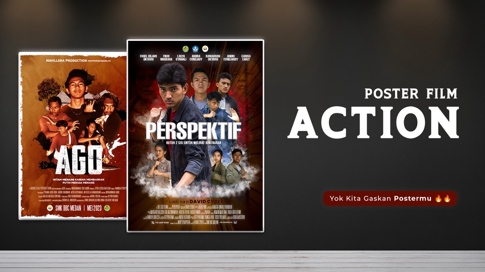 (SIAP CEPAT) DESAIN POSTER FILM PROFESSIONAL
