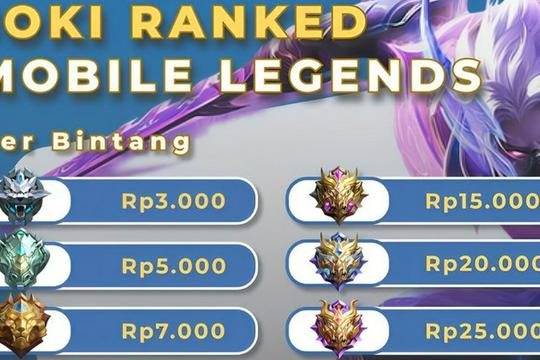 Jasa Joki Mobile Legends (Boosting Account MLBB)