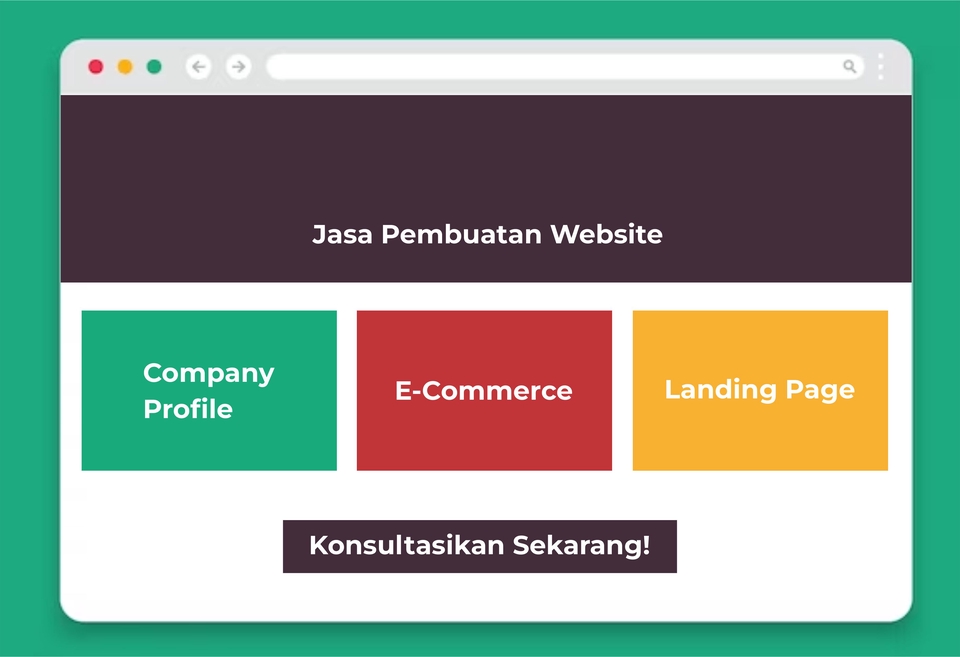 Website: Company Profile, eCommerce, eCourse, dll