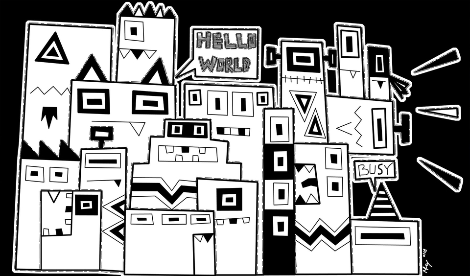 DESAIN DOODLE UNTUK PRINTING DAN SABLON