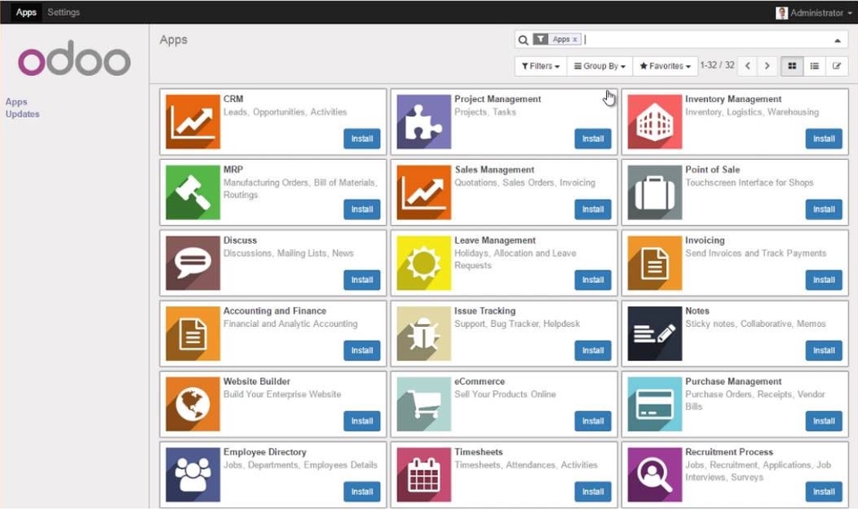 พัฒนาระบบด้วย Odoo