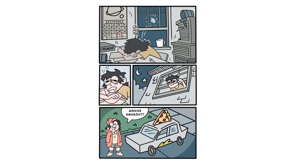 Gambar Komik 4 Panel Full Color